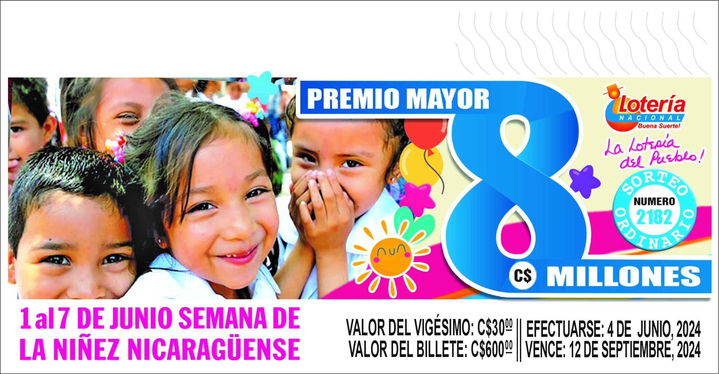 Loteria Nacional Nicaragua. Sorteos y Resultados